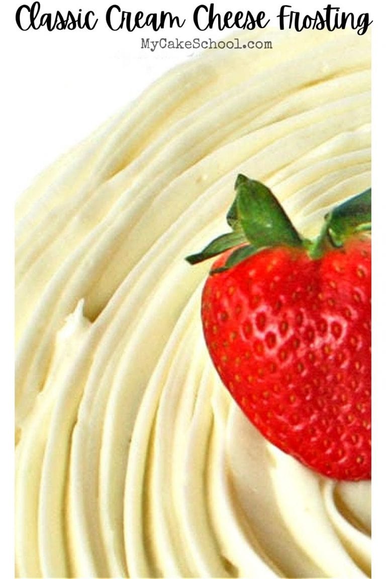 Cream Cheese Frosting Recipe - My Cake School