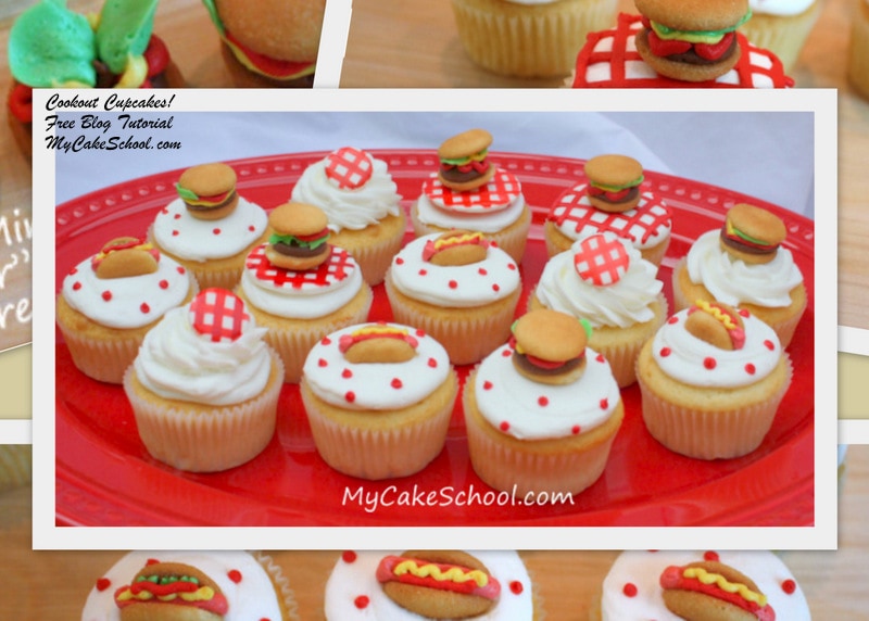 Cookout Cupcakes!~ Free Blog Tutorial - My Cake School