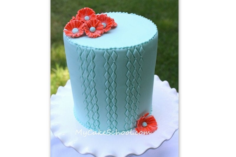 Fondant Crimper Tutorial - My Cake School
