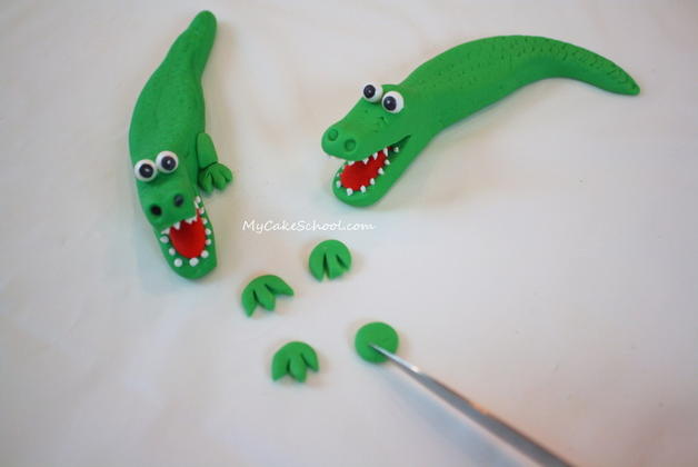 Alligator Birthday Cake Tutorial - My Cake School