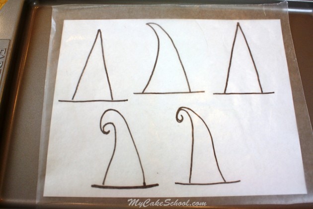 Witch Hats Cake - My Cake School