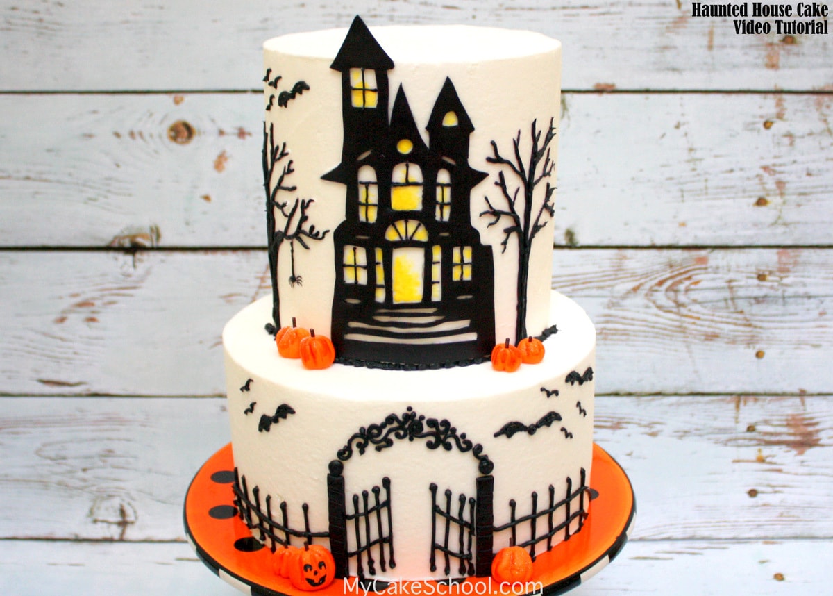 Haunted House Cake Tutorial - My Cake School