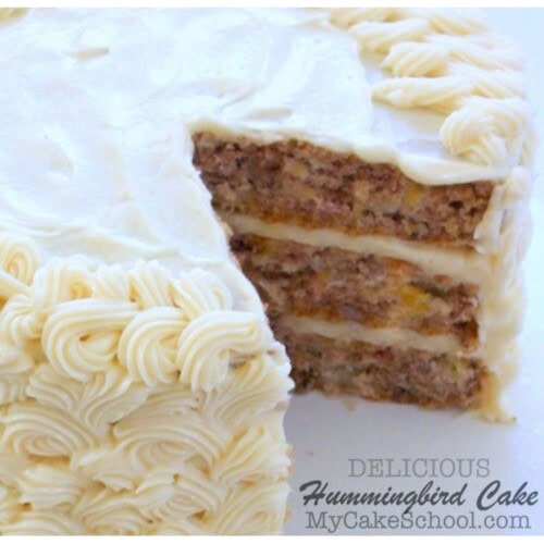 Hummingbird Cake {A Cake Mix Recipe} - My Cake School