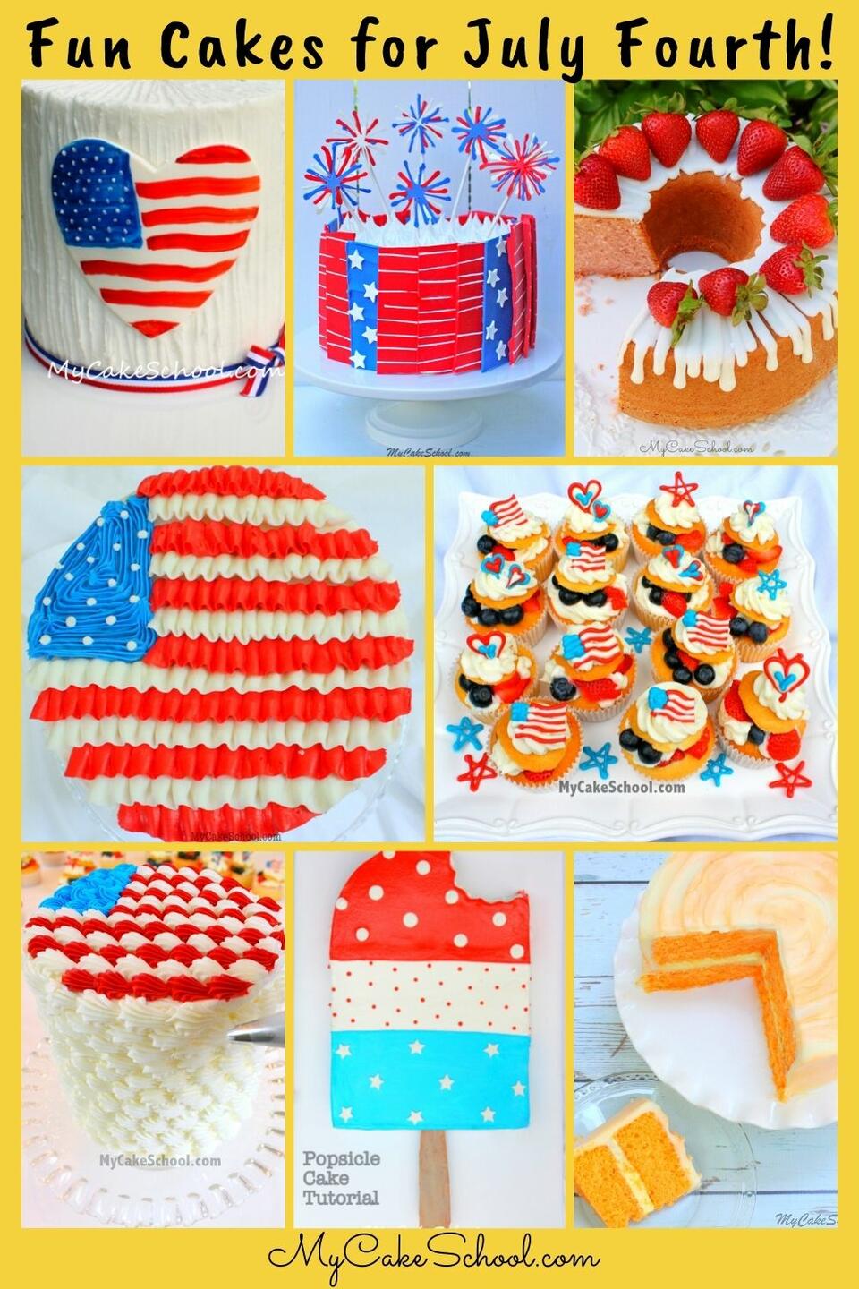 Patriotic Cakes - My Cake School
