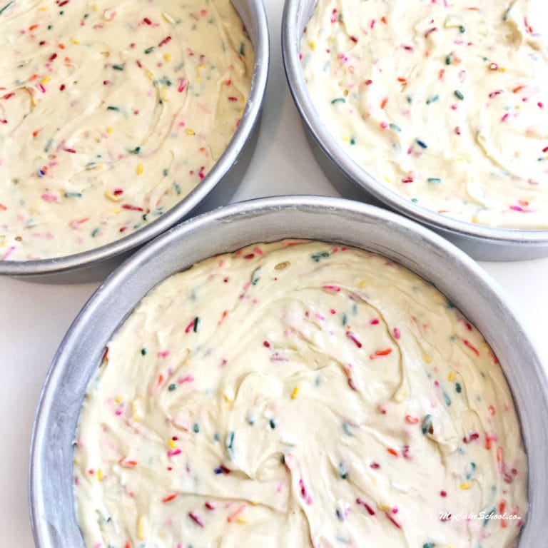 Funfetti Cake Recipe from Scratch - My Cake School