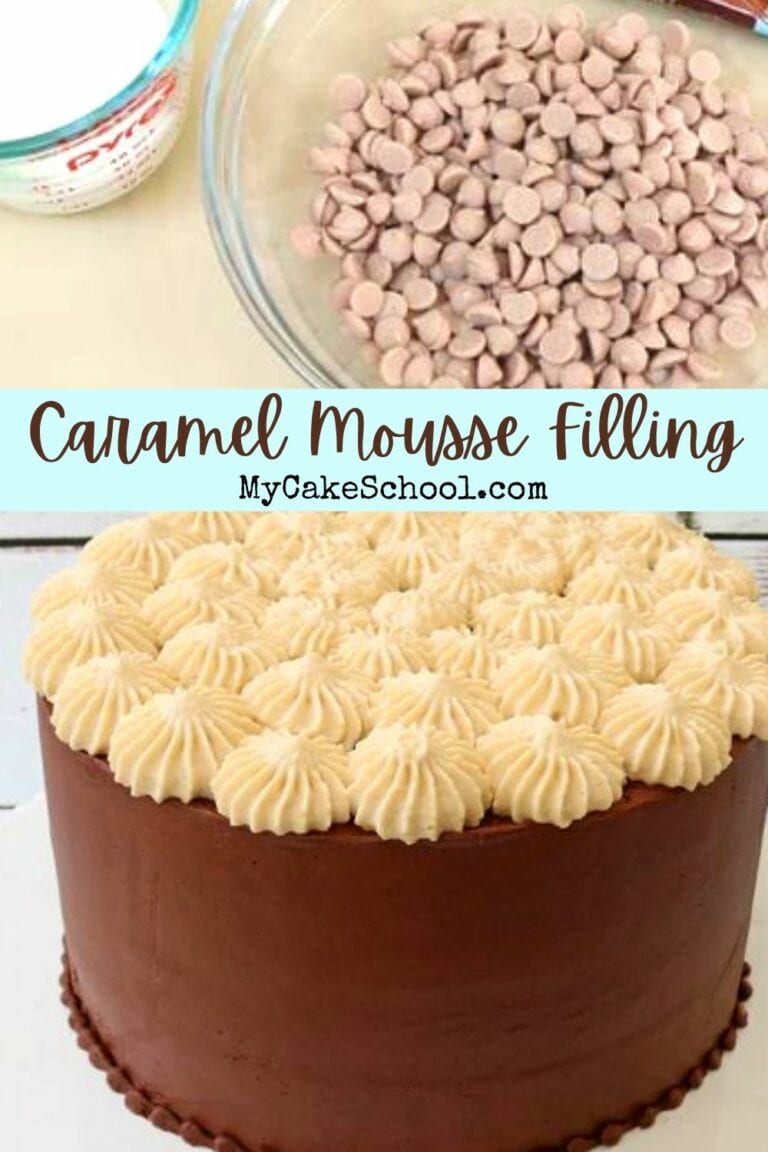 Caramel Mousse Filling for Cakes & Cupcakes - My Cake School