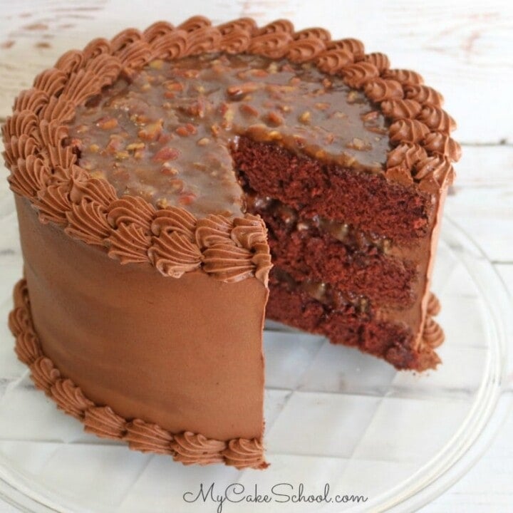 Chocolate Velvet Cake - My Cake School