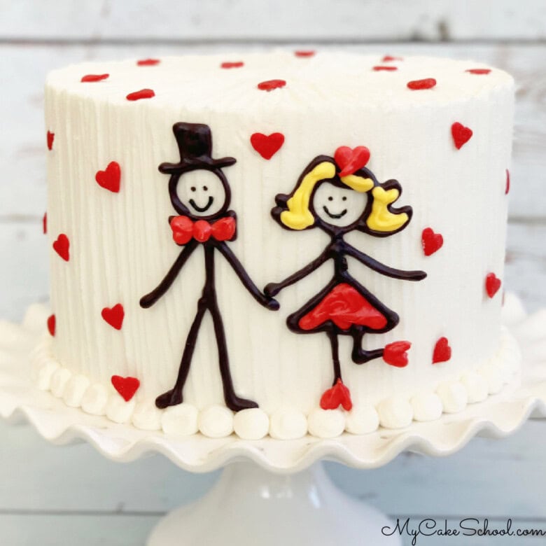 Writing on Cakes with Buttercream - My Cake School