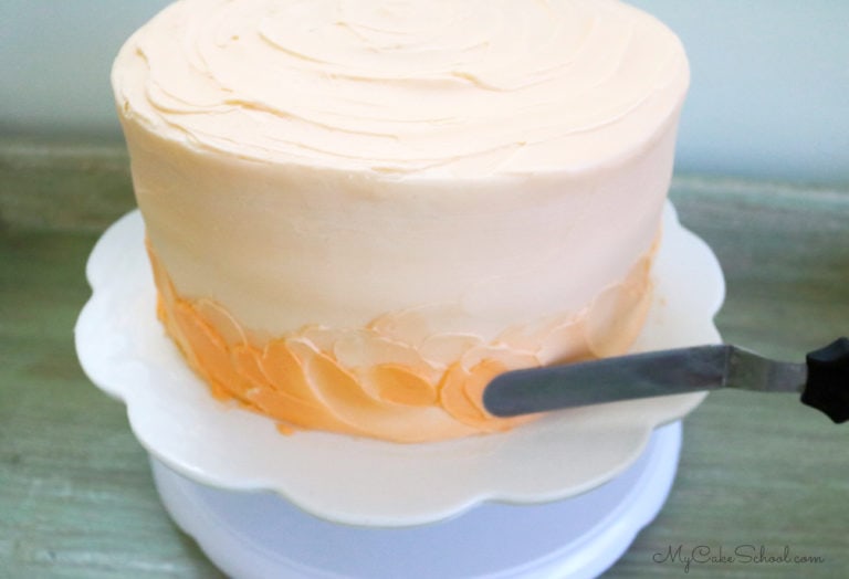 Lemon Orange Layer Cake - My Cake School