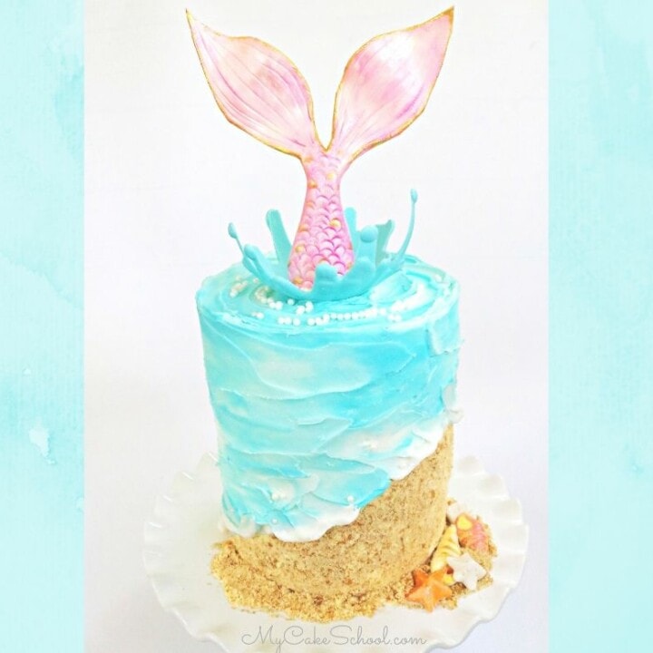 Mermaid Cake Tutorial - My Cake School
