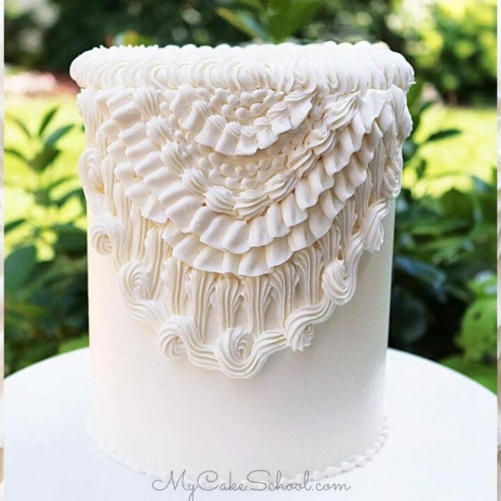 Elegant Vintage Buttercream Piping- A Cake Video Tutorial - My Cake School