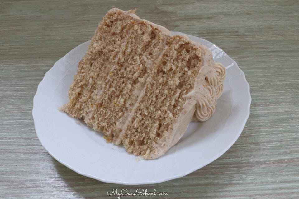 Spice Cake from Scratch with Orange Spice Cream Cheese Frosting - My ...