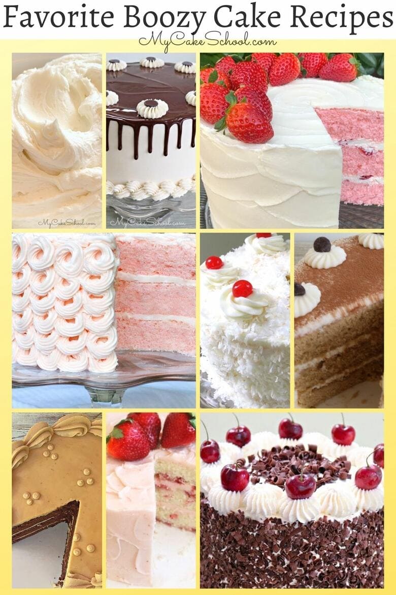 Boozy Cake Recipes- A Roundup of our Favorites - My Cake School
