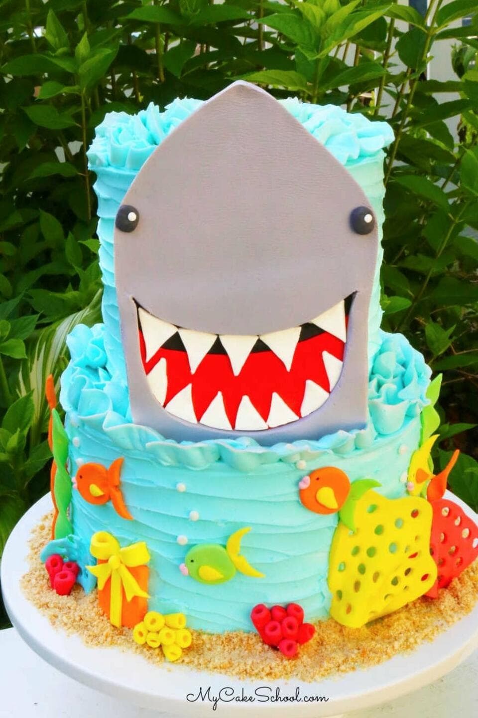 Shark Cake Tutorial - My Cake School