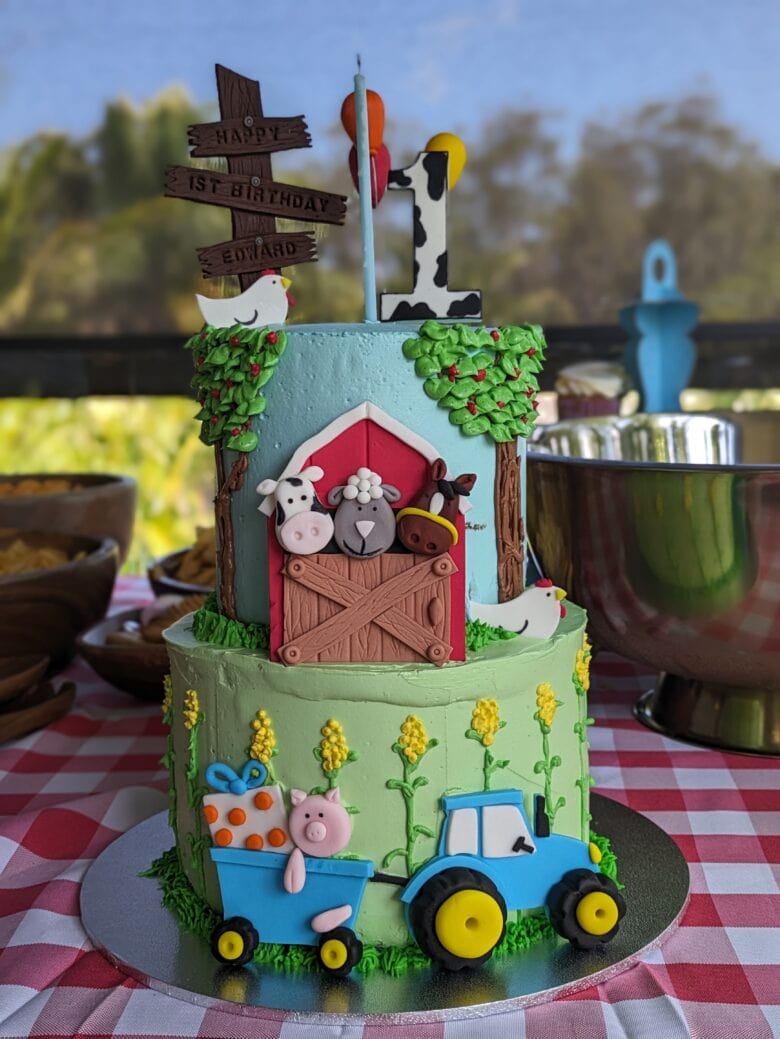 Farm Cake Tutorial - My Cake School