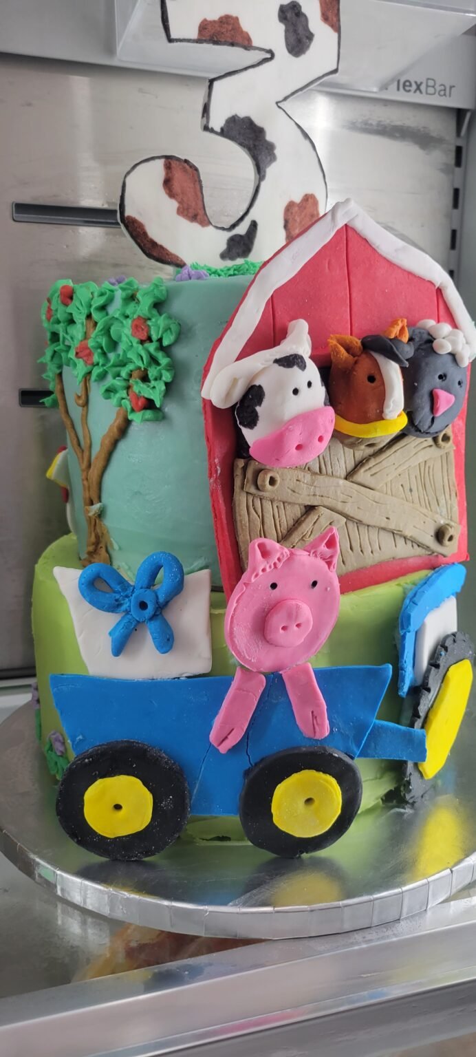 Farm Cake Tutorial - My Cake School