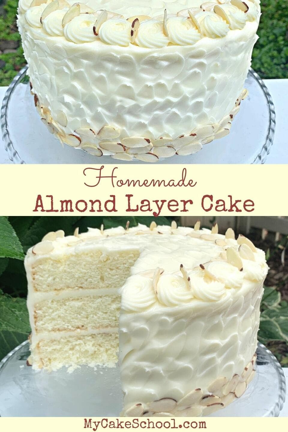 Almond Cake (A Scratch Recipe) - My Cake School