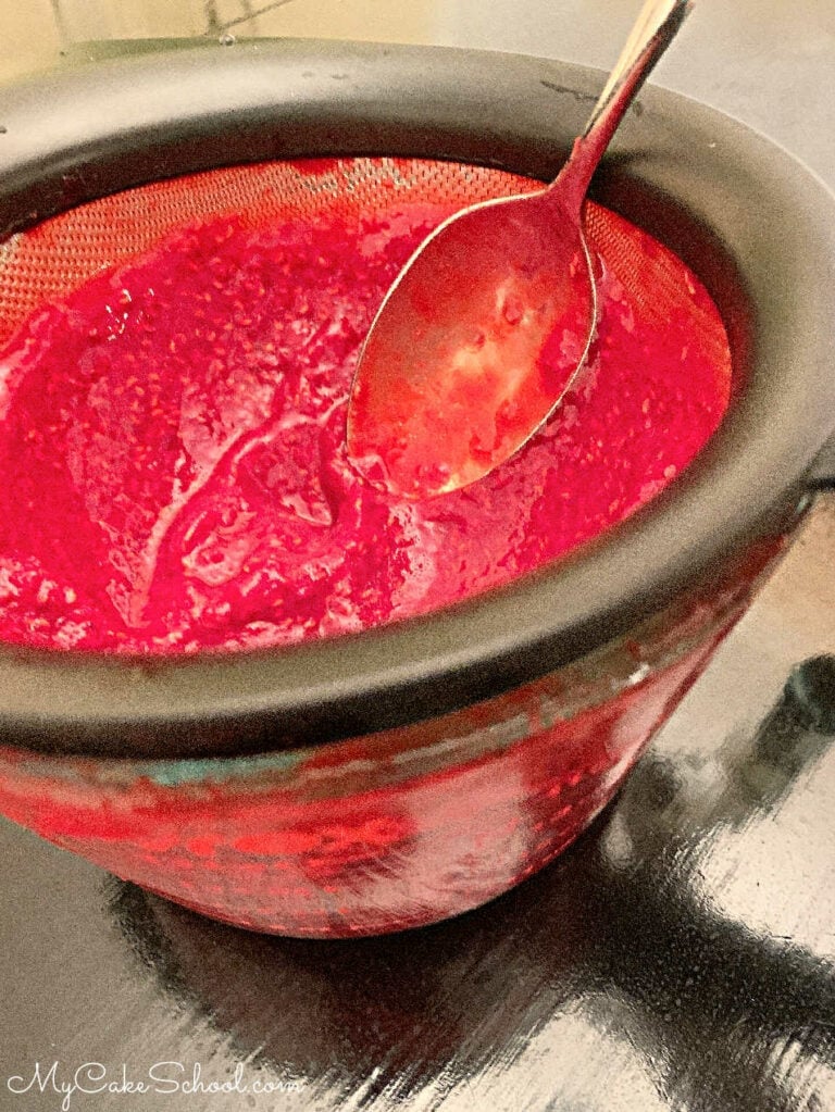 Raspberry Layer Cake - My Cake School