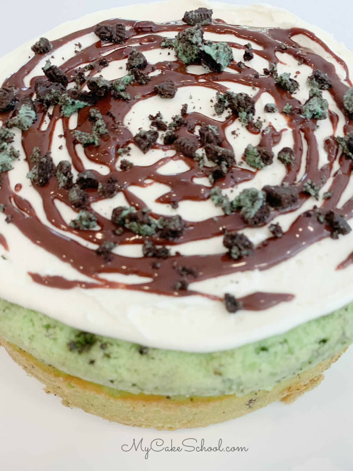 Mint Oreo Cake {A Scratch Recipe} - My Cake School