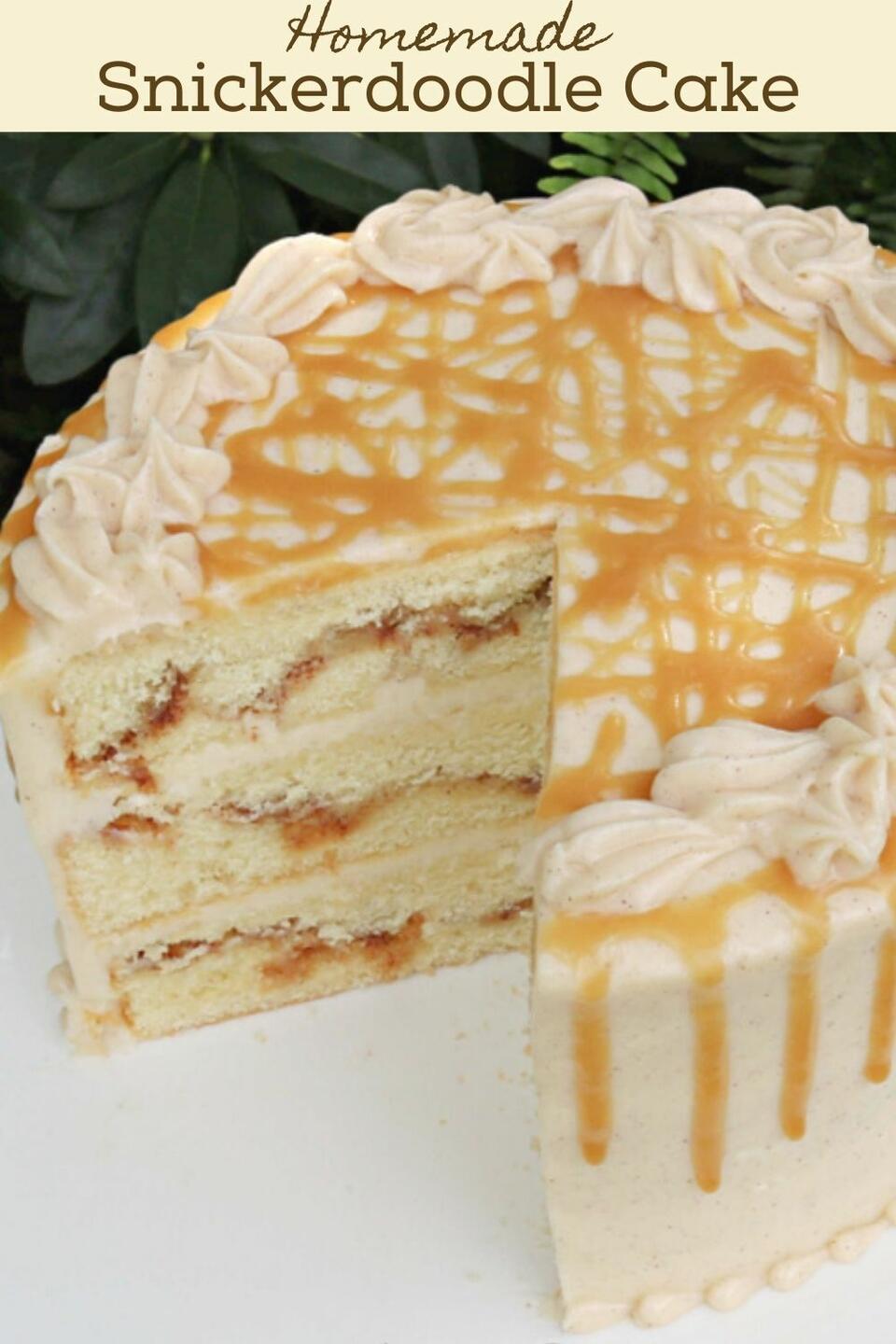 Snickerdoodle Cake - My Cake School