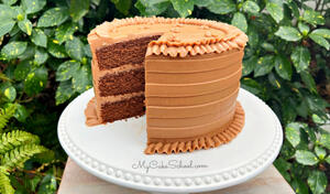 Chocolate Velvet Cake - My Cake School