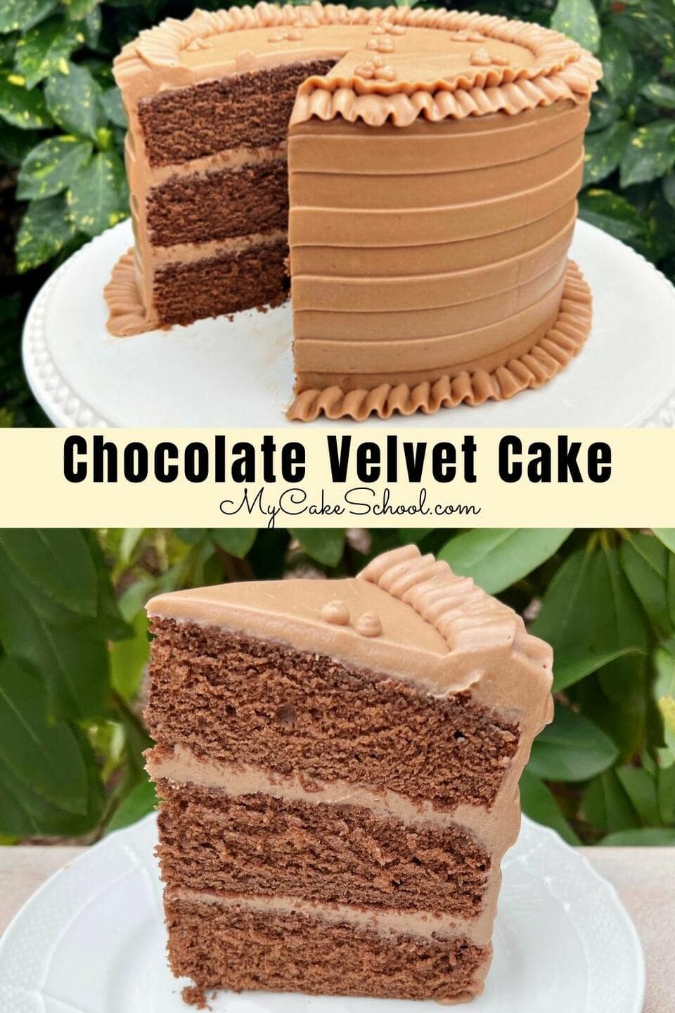 Chocolate Velvet Cake - My Cake School