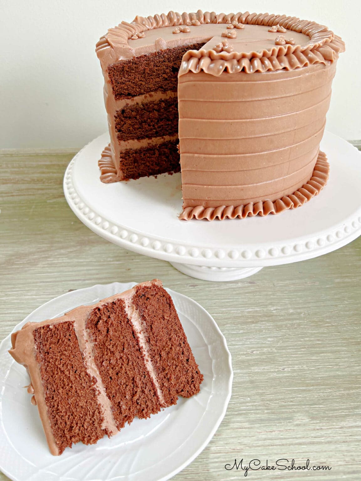 Chocolate Velvet Cake - My Cake School