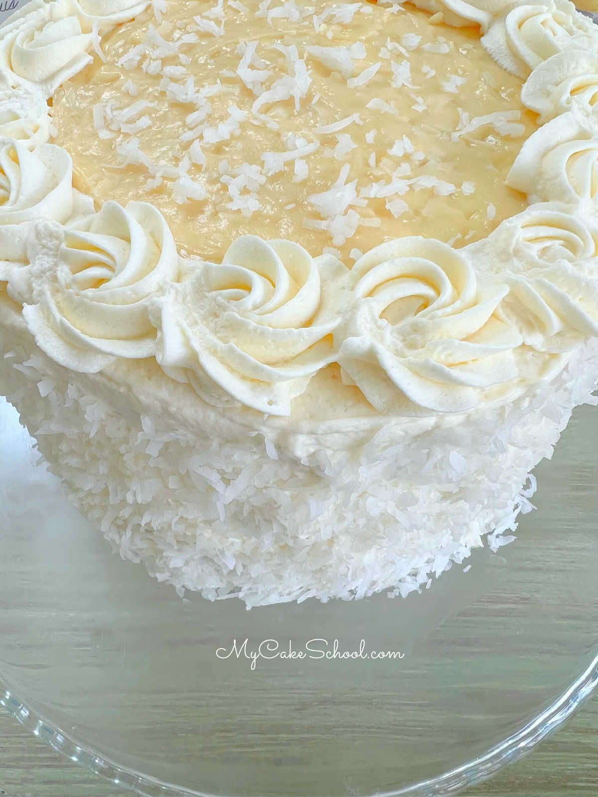 Coconut Cream Cake - My Cake School