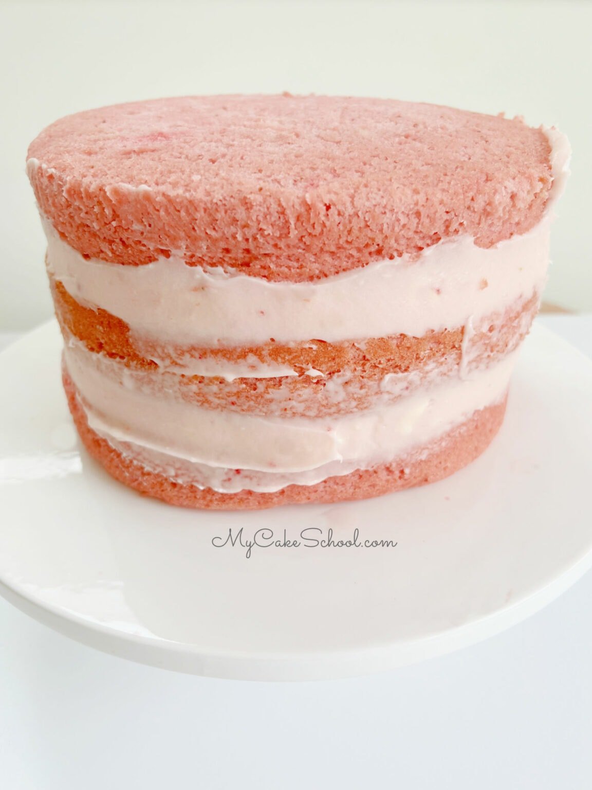 Homemade Strawberry Cake - My Cake School
