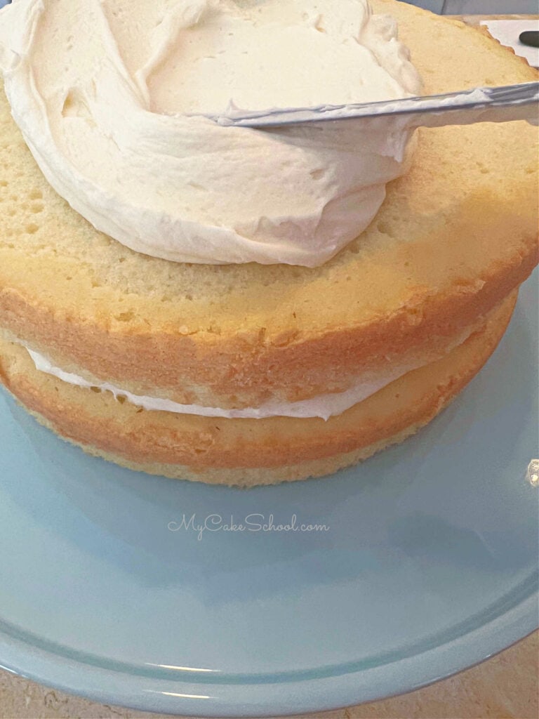 Vanilla Velvet Cake - My Cake School