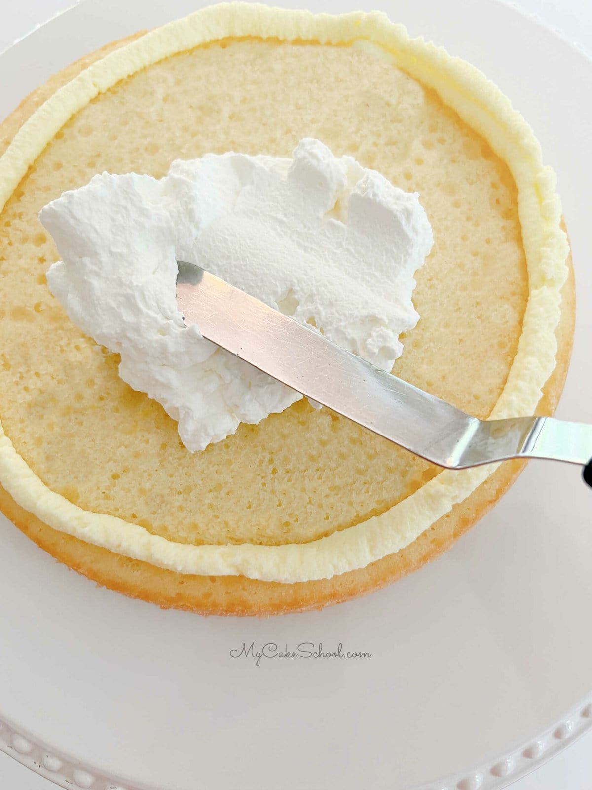 Lemon Mascarpone Cake - My Cake School