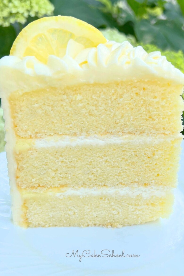 Lemon Mascarpone Cake - My Cake School