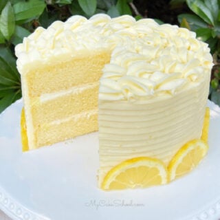 Lemon Mascarpone Cake - My Cake School