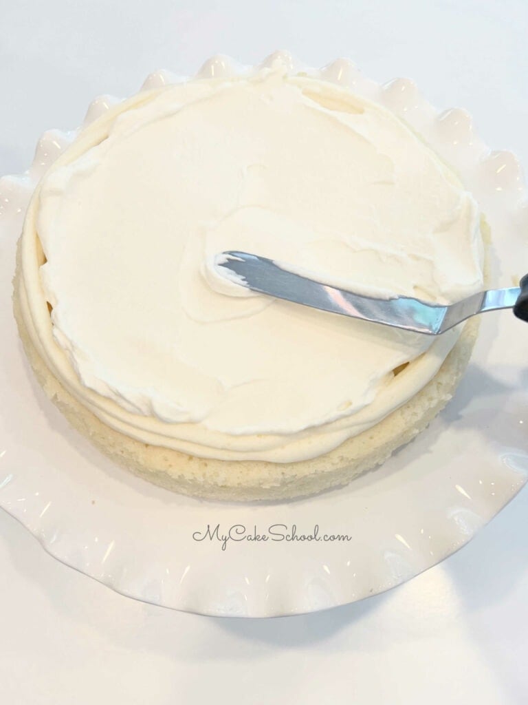 White Velvet Cake - My Cake School