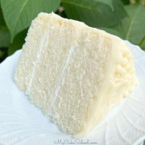 Homemade White Cake - My Cake School