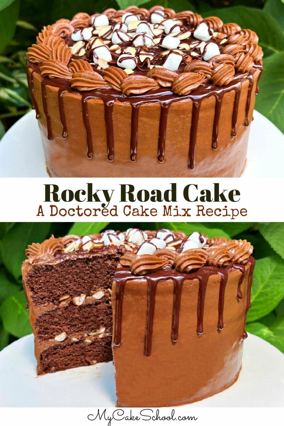 Rocky Road Cake (Cake Mix) - My Cake School