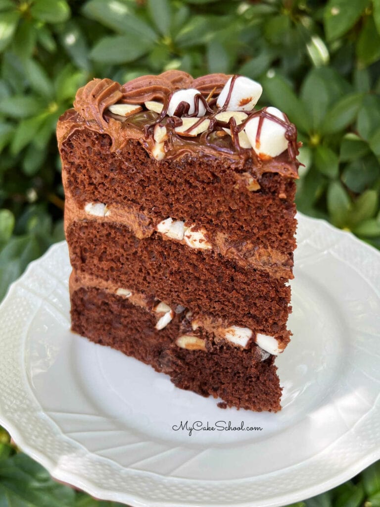 Rocky Road Cake (A Doctored Cake Mix Recipe) - My Cake School