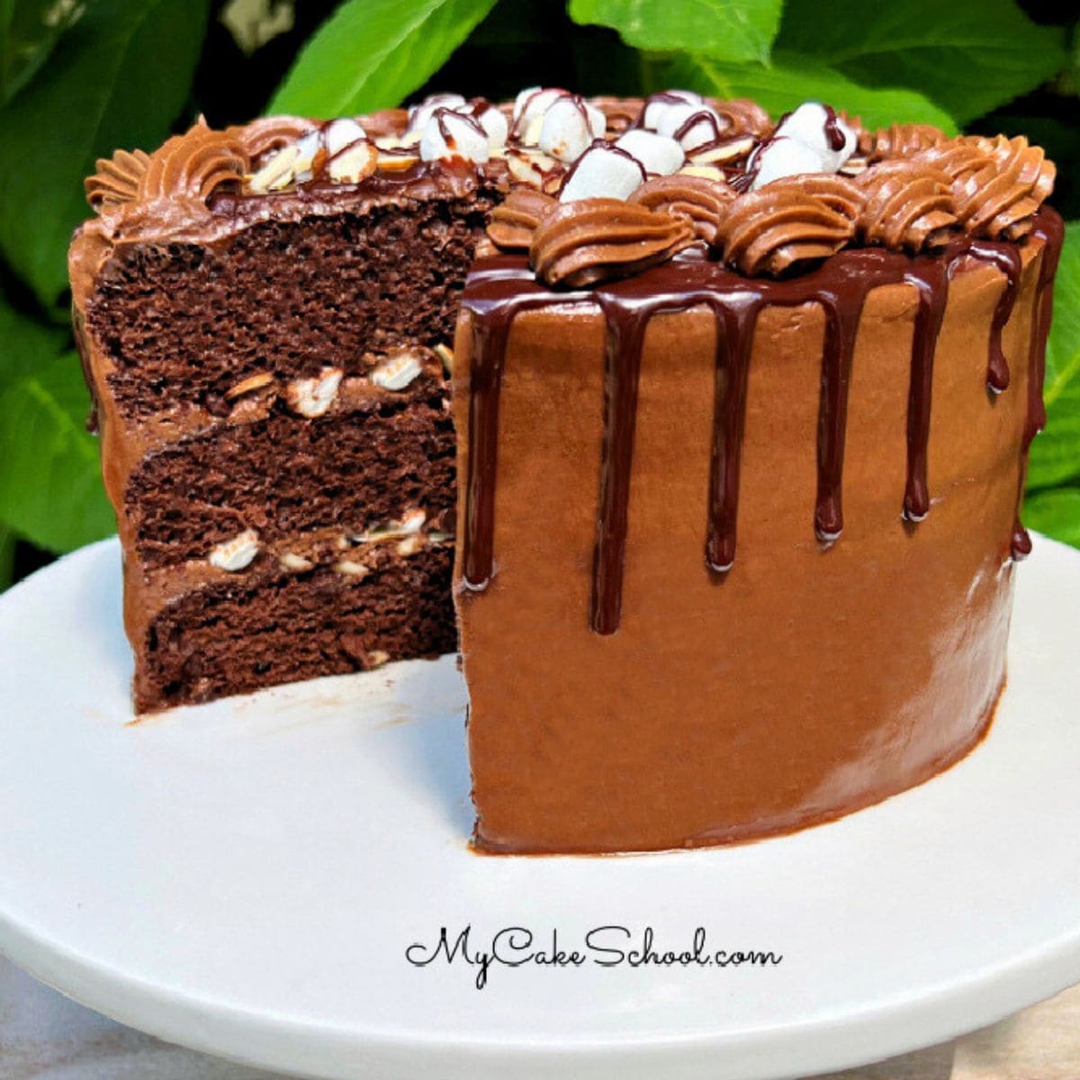 Rocky Road Cake (Cake Mix) - My Cake School