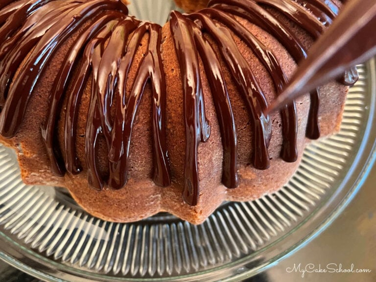 Three Layer Pound Cake - My Cake School