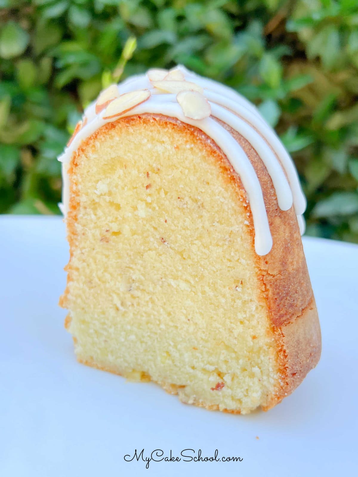 Almond Sour Cream Pound Cake My Cake School
