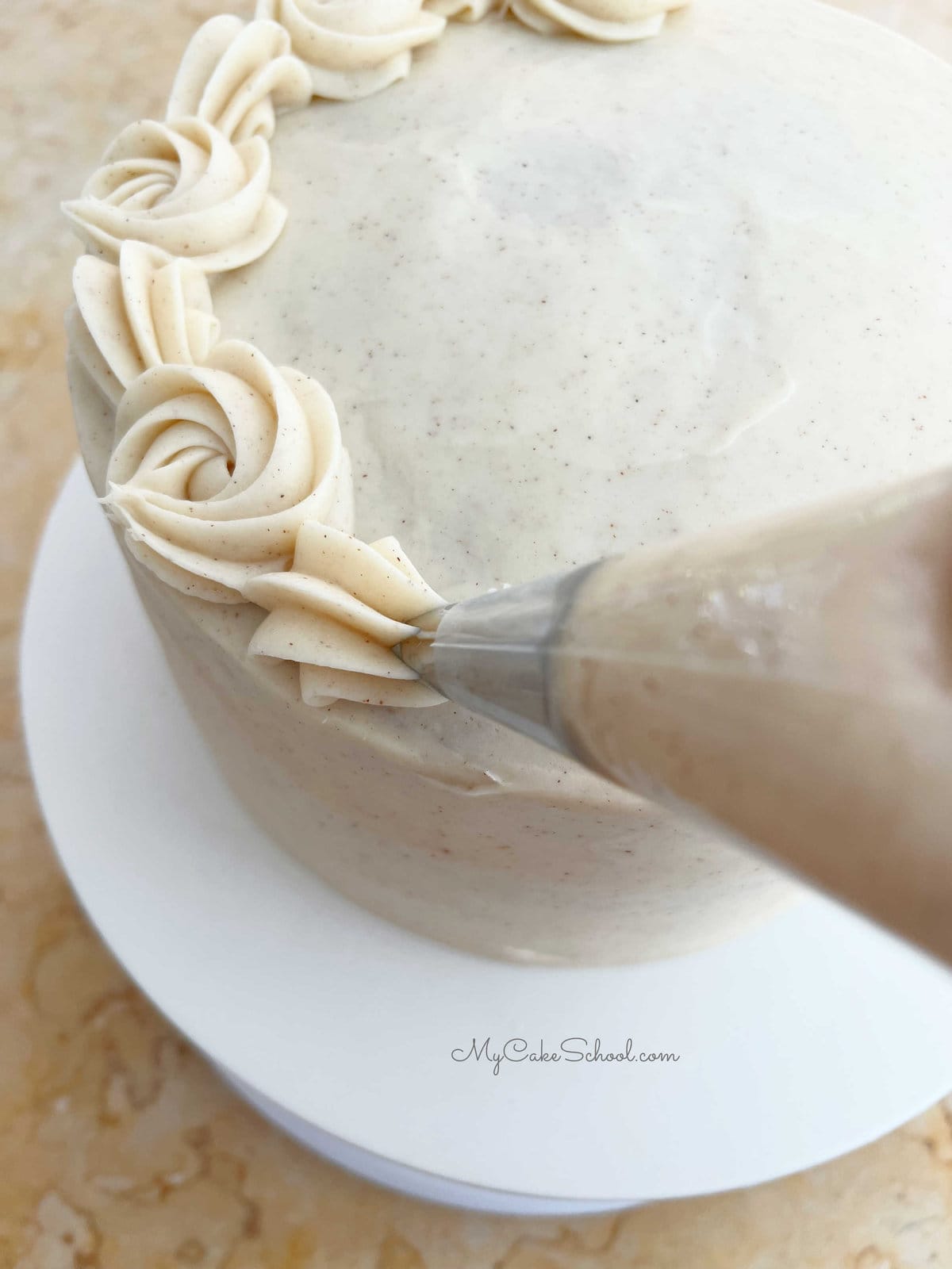 Applesauce Spice Cake - My Cake School