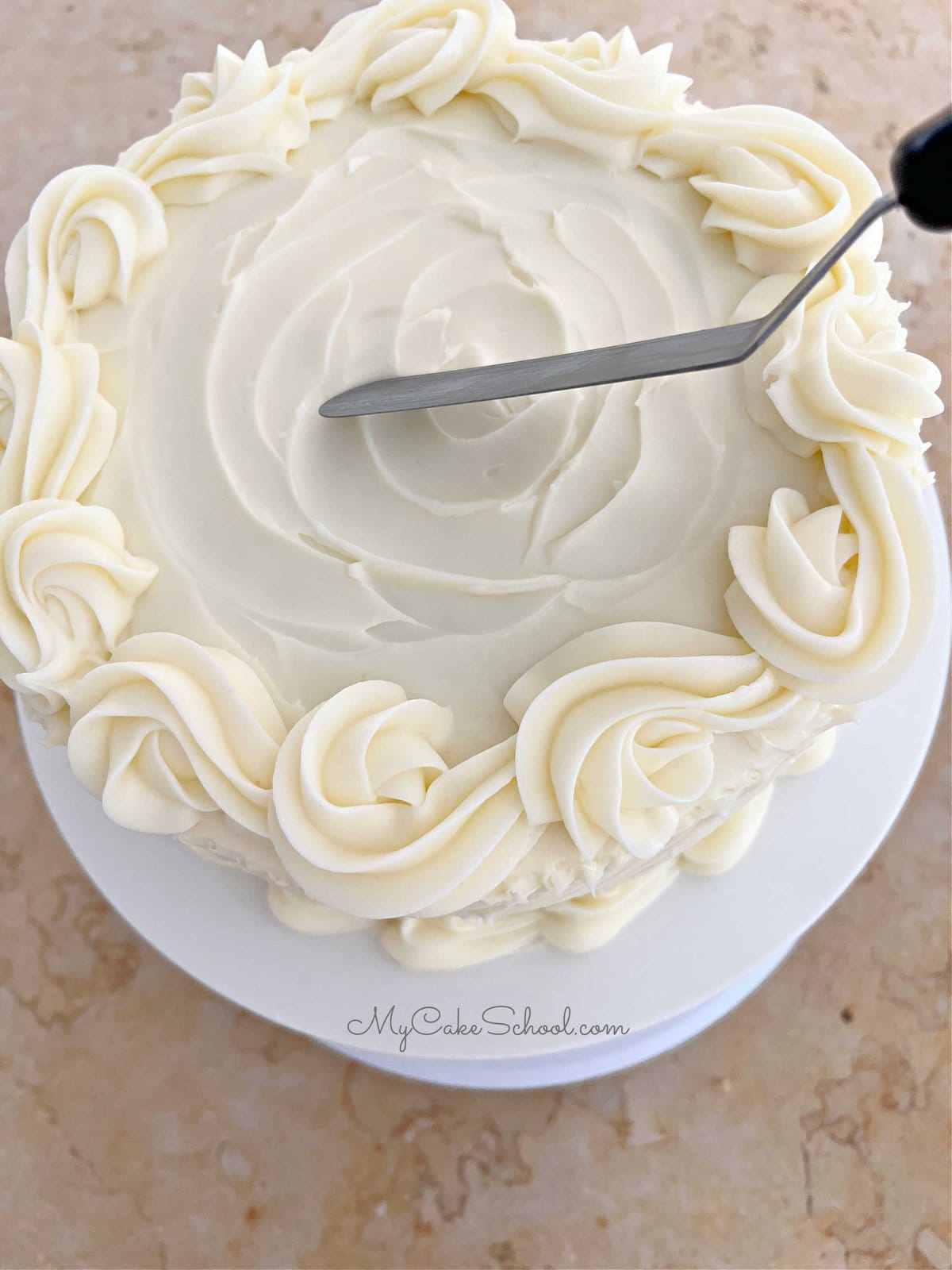 Maple Pecan Layer Cake (Doctored Cake Mix) - My Cake School