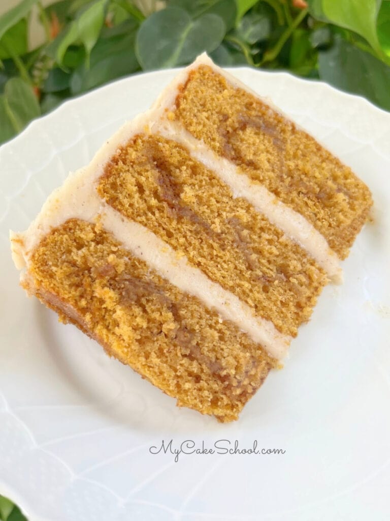 Pumpkin Snickerdoodle Cake - My Cake School