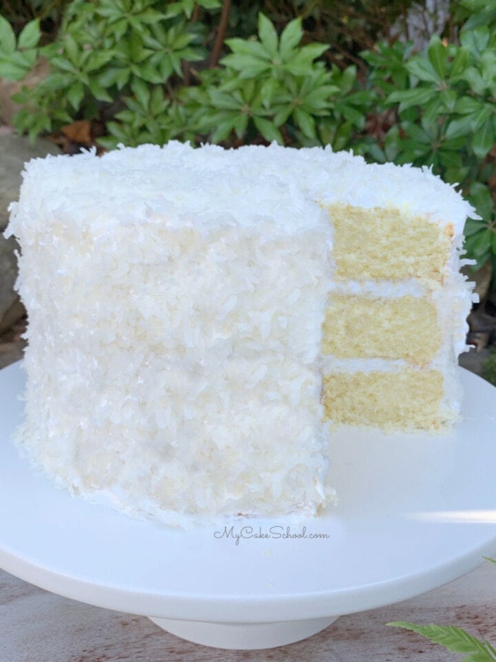 Coconut Pound Cake - My Cake School