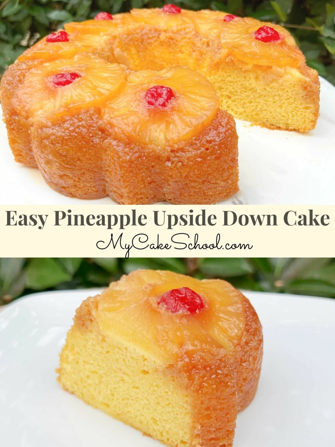 Easy Pineapple Upside Down Bundt Cake - My Cake School