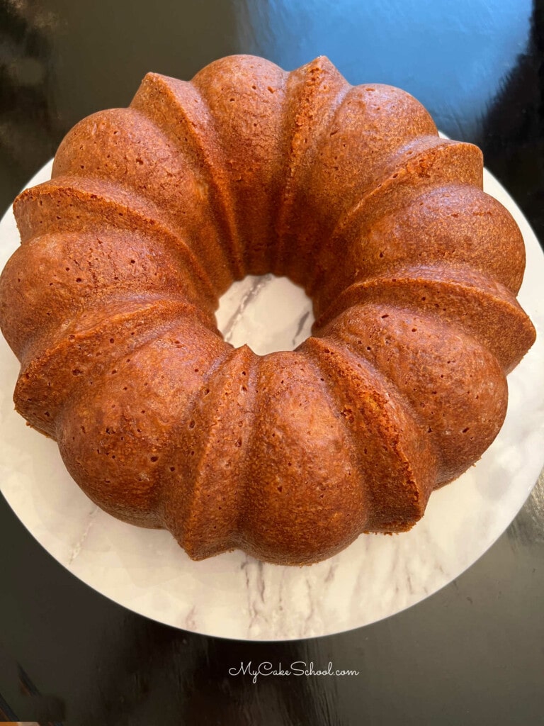 Gingerbread Pound Cake - My Cake School