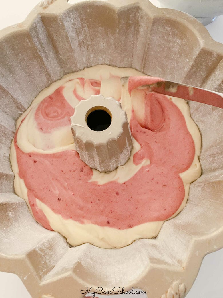 White Chocolate Raspberry Pound Cake - My Cake School