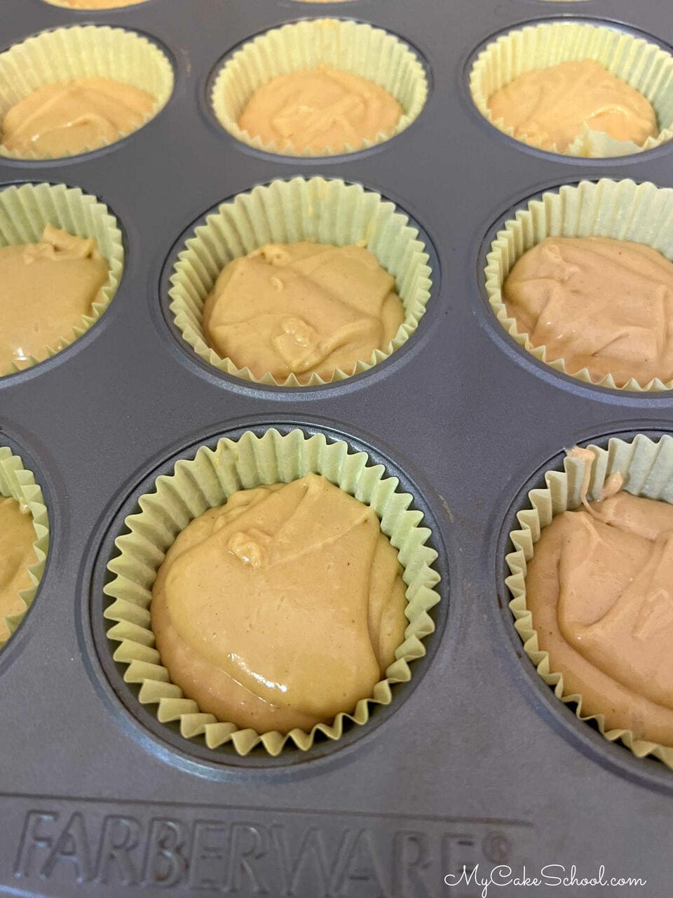 Peanut Butter Cupcakes (Cake Mix Recipe) - My Cake School
