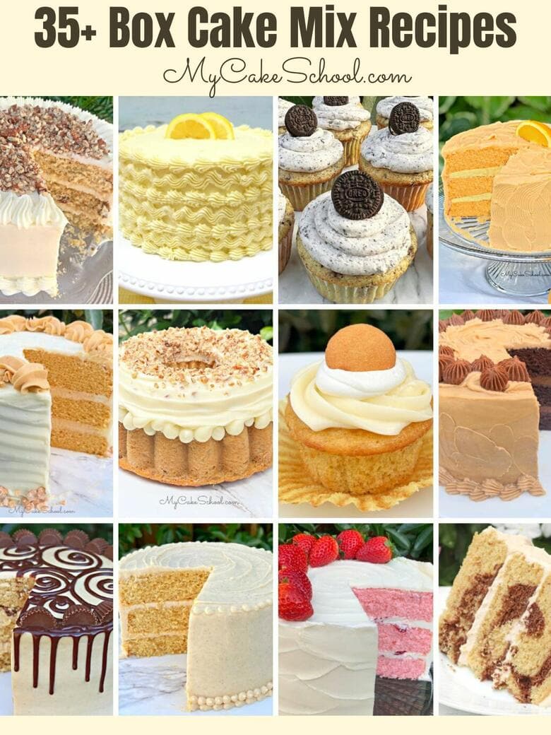 35+ Box Cake Mix Recipes! - My Cake School