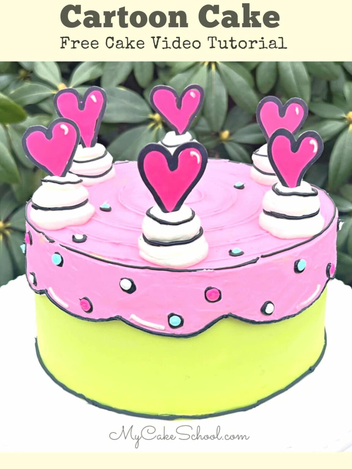 Cartoon Cake Free Cake Video Tutorial My Cake School